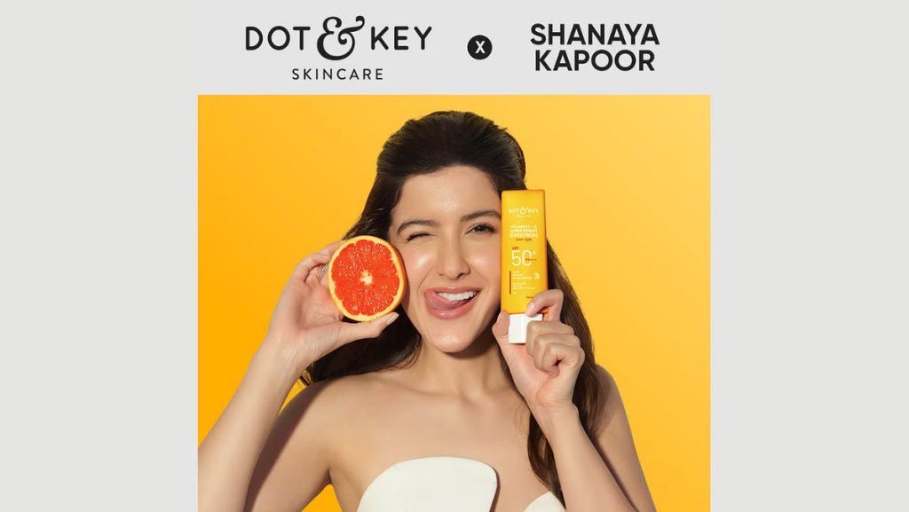 Dot & Key Skincare enlists Shanaya Kapoor as its brand ambassador ...