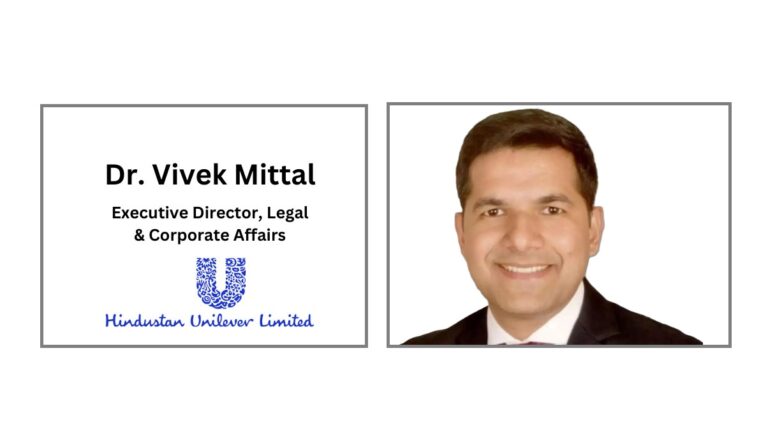 HUL appoints Dr. Vivek Mittal as Executive Director, Legal & Corporate ...