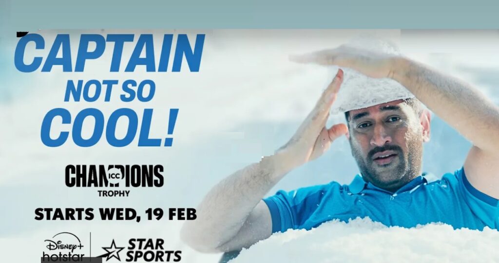 Star Sports unveils ICC Champions Trophy 2025 campaign featuring MS ...