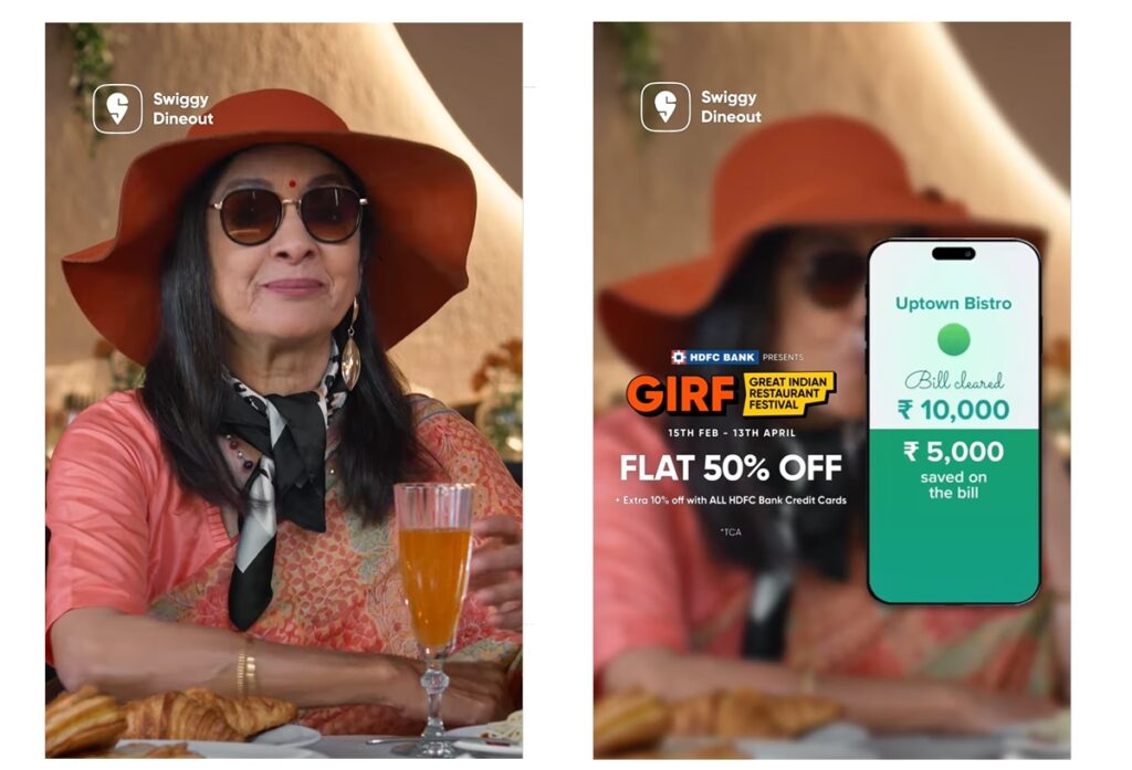 Neena Gupta brings a gourmet touch to Swiggy Dineout’s new ad ...