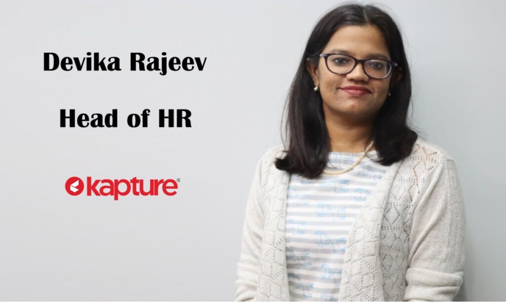 Kapture CX names Devika Rajeev as Head of HR. - Advertising Reporter Agency News