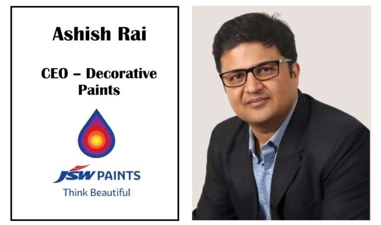 Ashish Rai named CEO of Decorative Paints at JSW Paints. - Advertising ...