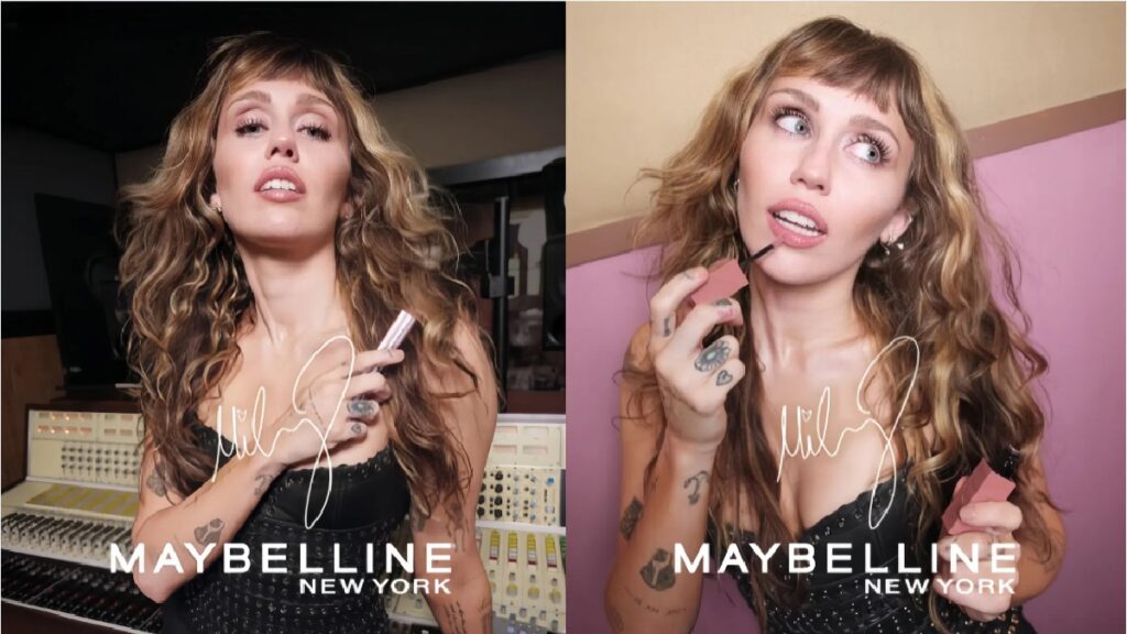 Maybelline New York appoints Miley Cyrus as global face. - Advertising ...